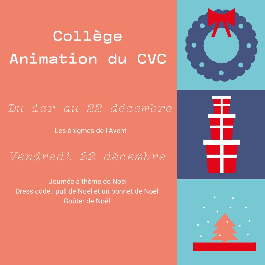 Noël au collège : animations en vue